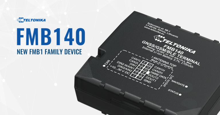 FMB140 χωρίς κεραίες με bluetooth και integrated CAN data - Mytrackingway